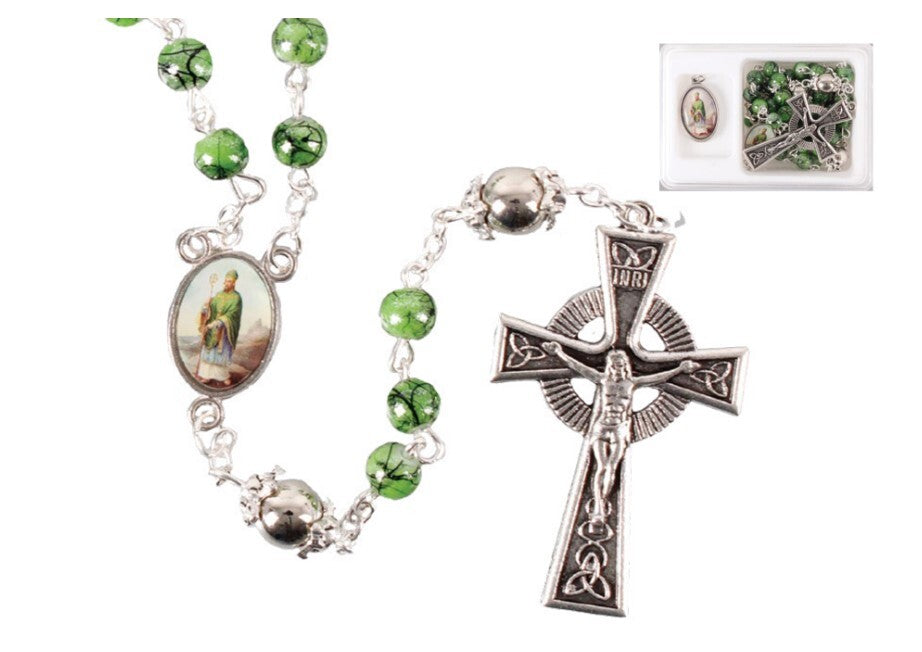 Catholic Rosary - ROSARY AND MEDAL SET ST PATRICK – St Paul's Cathedral ...
