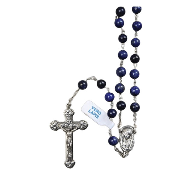 Catholic Rosary - GENUINE LAPIS BLUE – St Paul's Cathedral Shop