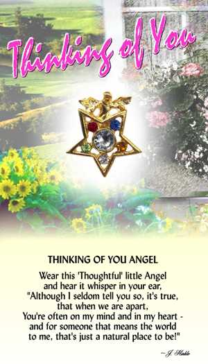Thinking of You Angel Pin – St Paul's Cathedral Shop