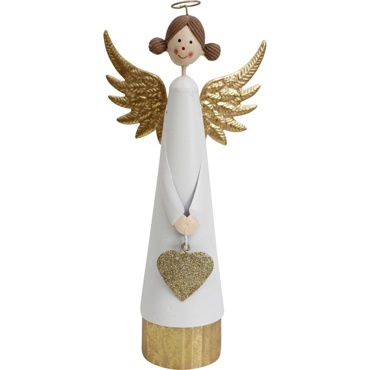 Large Metal Angel with Heart – St Paul's Cathedral Shop