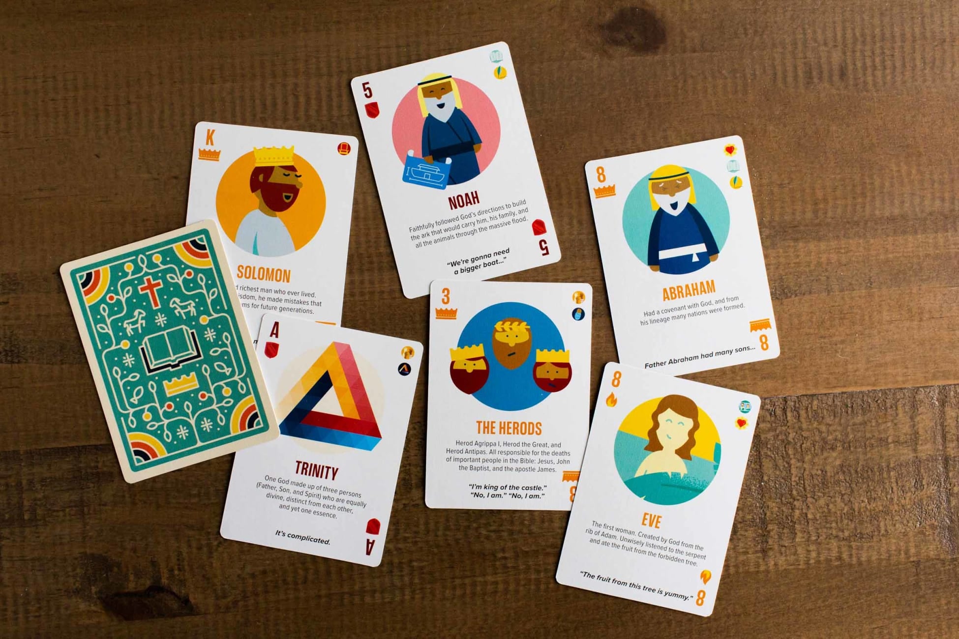 Bible Infographics For Kids Playing Cards – St Paul's Cathedral Shop