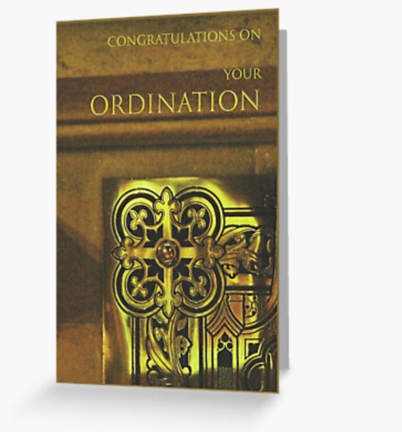 Congratulations on Your Ordination Greeting Card – St Paul's Cathedral Shop